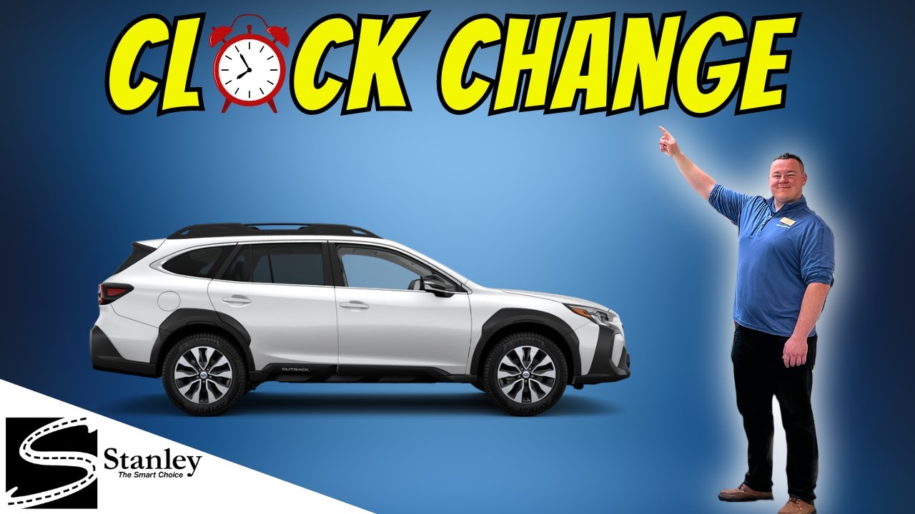 How to change the clock in 2023 Subaru - YouTube