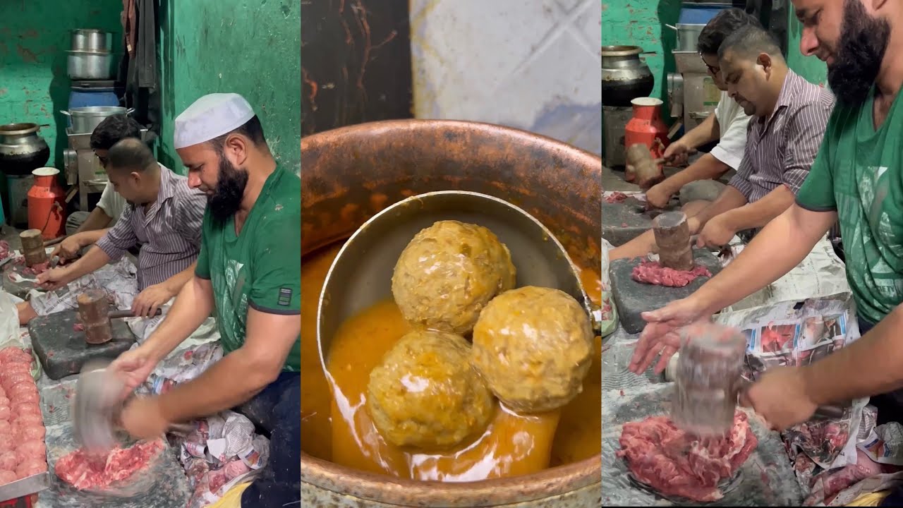 Kashmiri Mutton Rista in Jammu | Kashmiri Meat Balls - YouTube