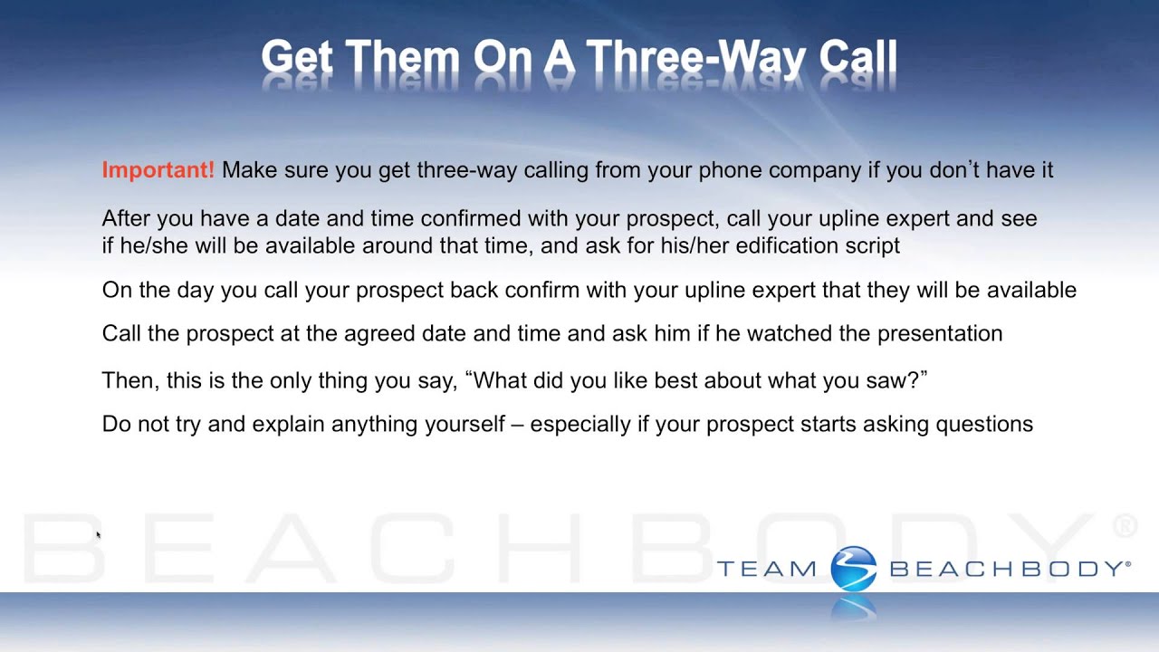 Coach Basics, Why and How To DO Three-Way Calls - YouTube