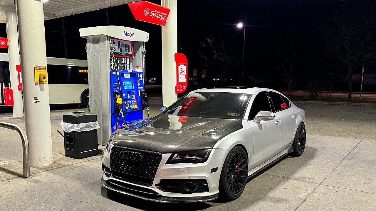 Late Night Gas Station Run In 700+WHP S7! POV DRIVE - YouTube