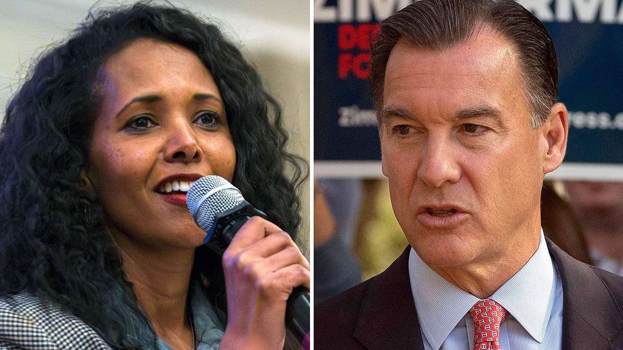 Candidates vote in NY 3rd District special congressional election - YouTube