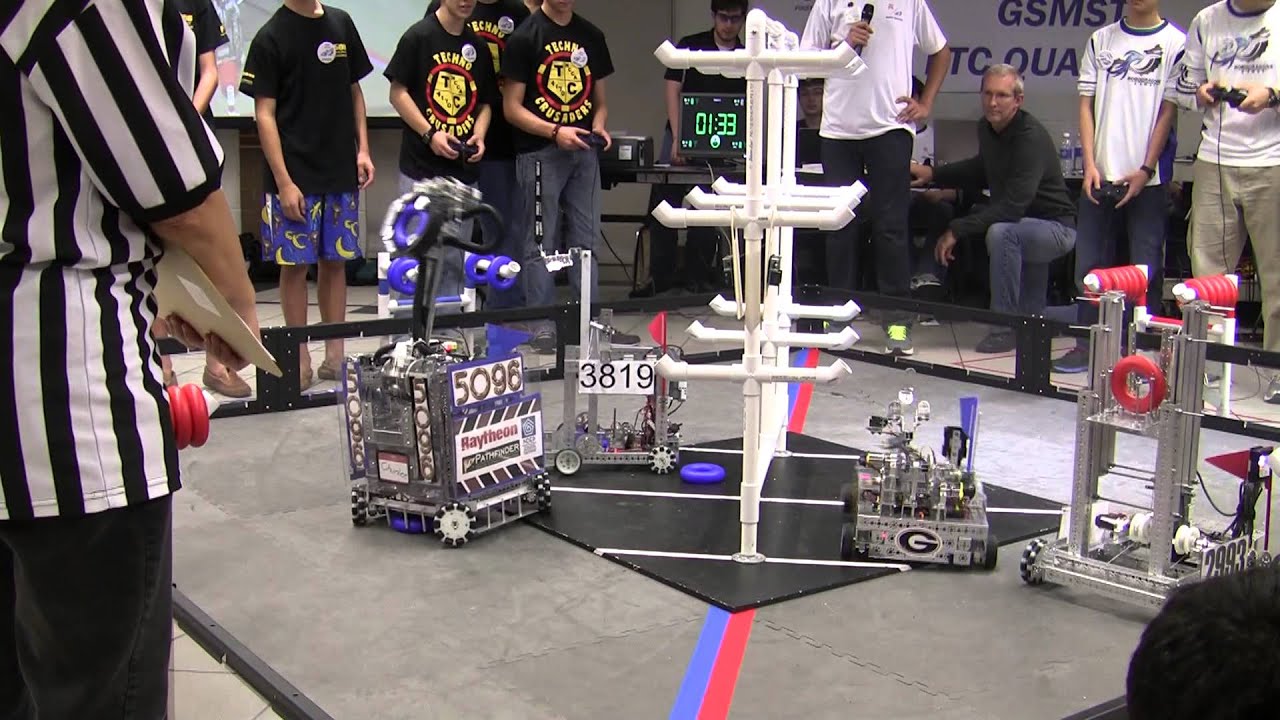 Final 1: FTC 5096 Monkey Madness at GSMST qualifer - Ring it Up - YouTube