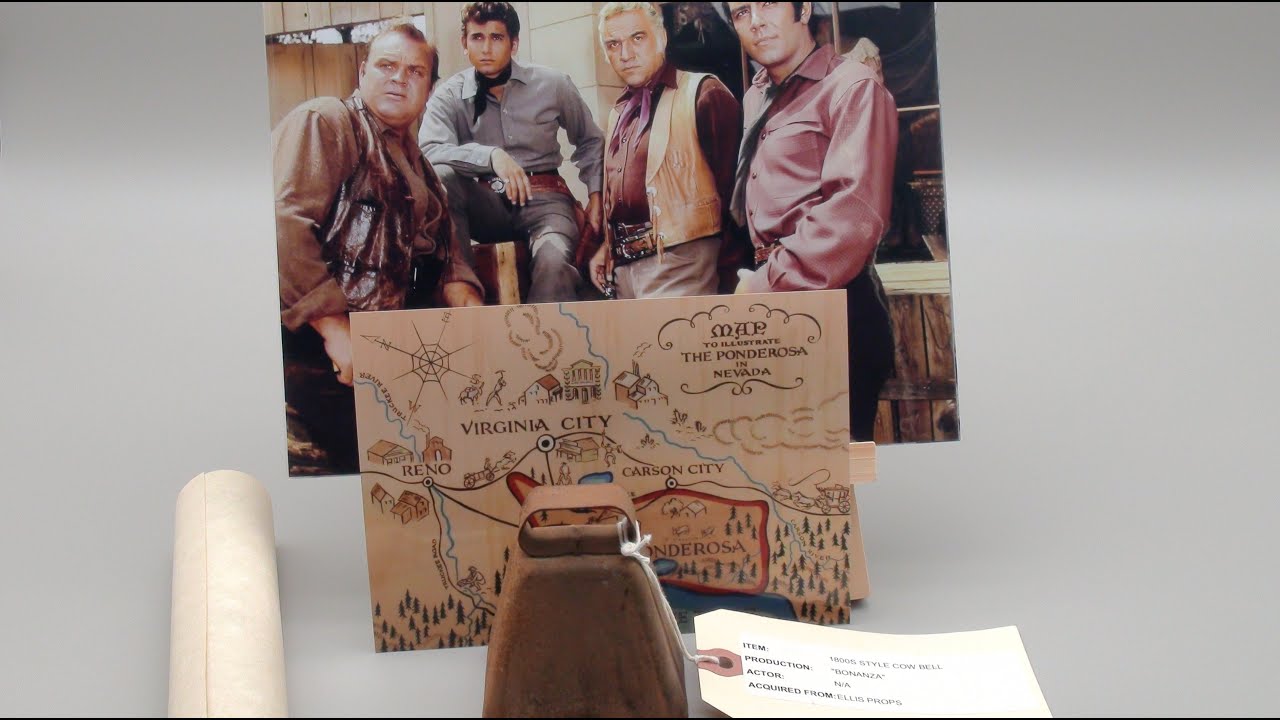 Bonanza TV Show Screen Used Prop Cow Bell - YouTube