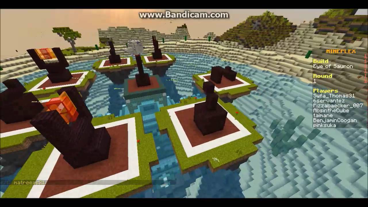 Playing Minigames hypixel mineplex - YouTube