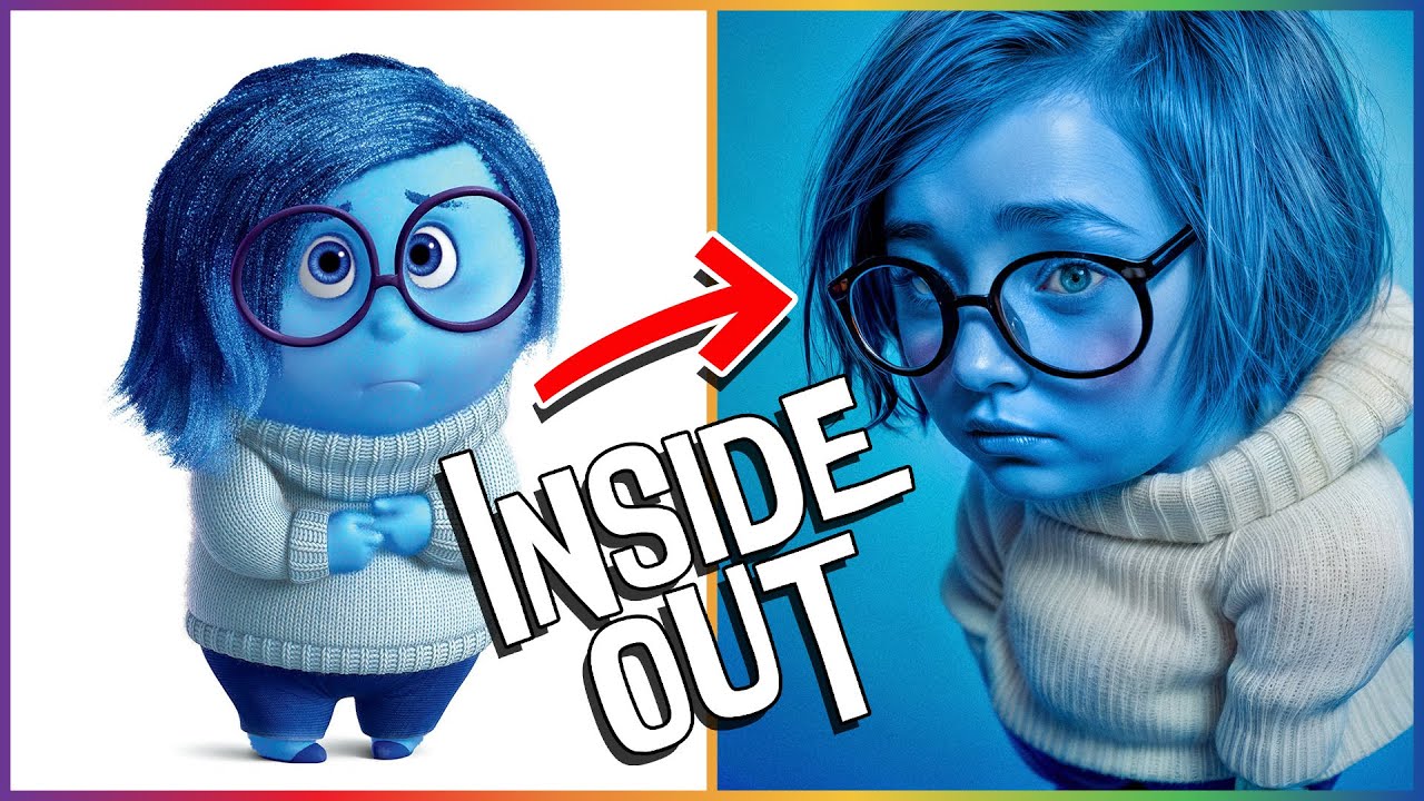 Mind-Blowing Real-Life Transformations of Inside Out Characters! - YouTube