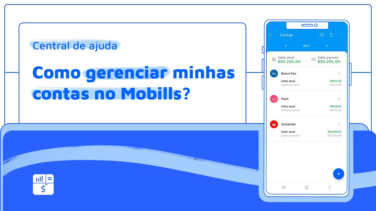 Como gerenciar minhas contas no Mobills: Criando, arquivando e ...