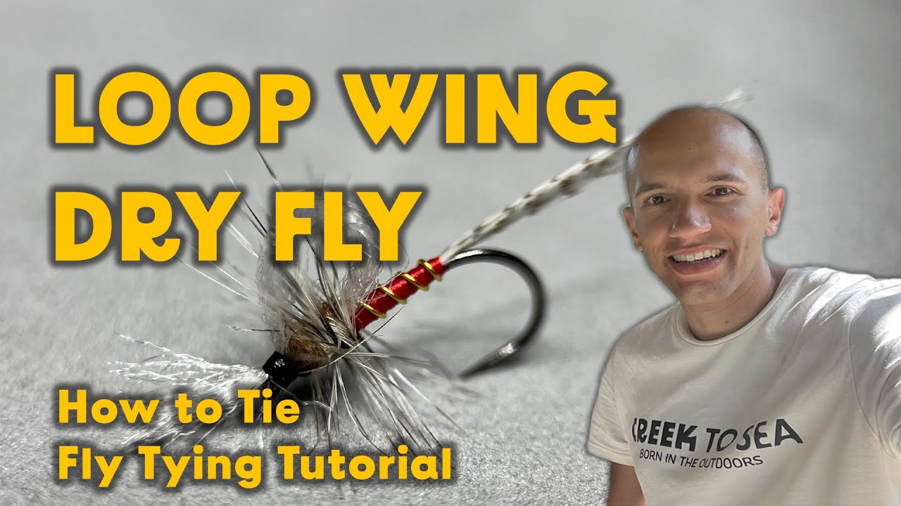 Loop Wing Dry Fly Tying tutorial step by step how to tie flies pattern ...