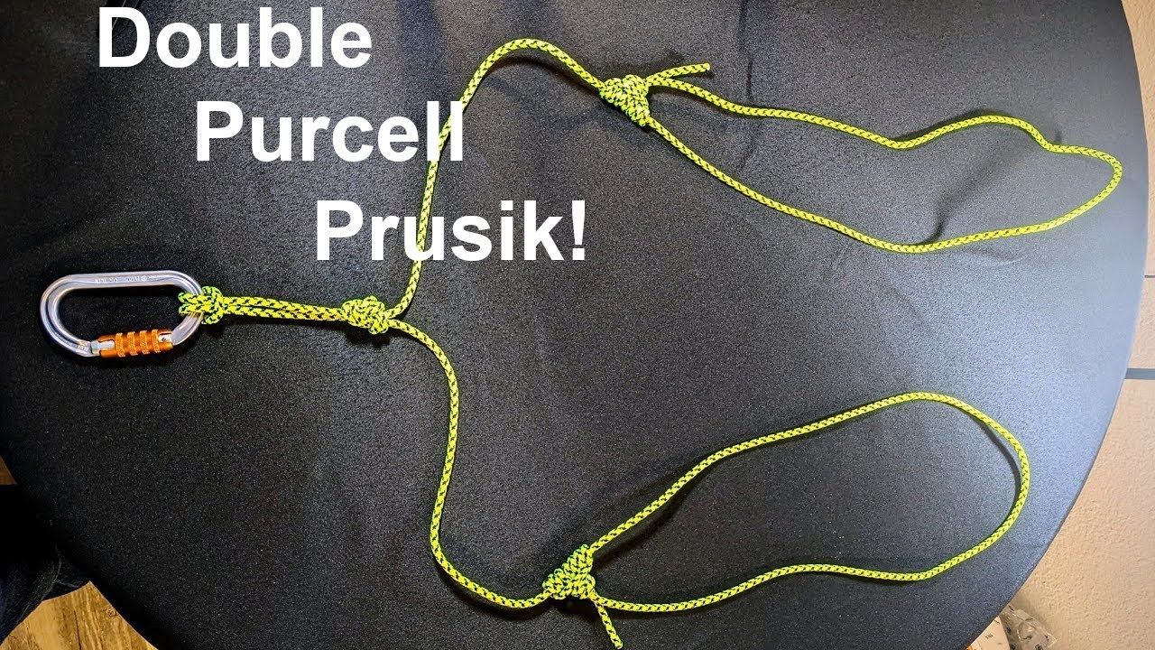 Double PURCELL PRUSIK (Single Strand) - FALL PROTECTION for You & Your ...