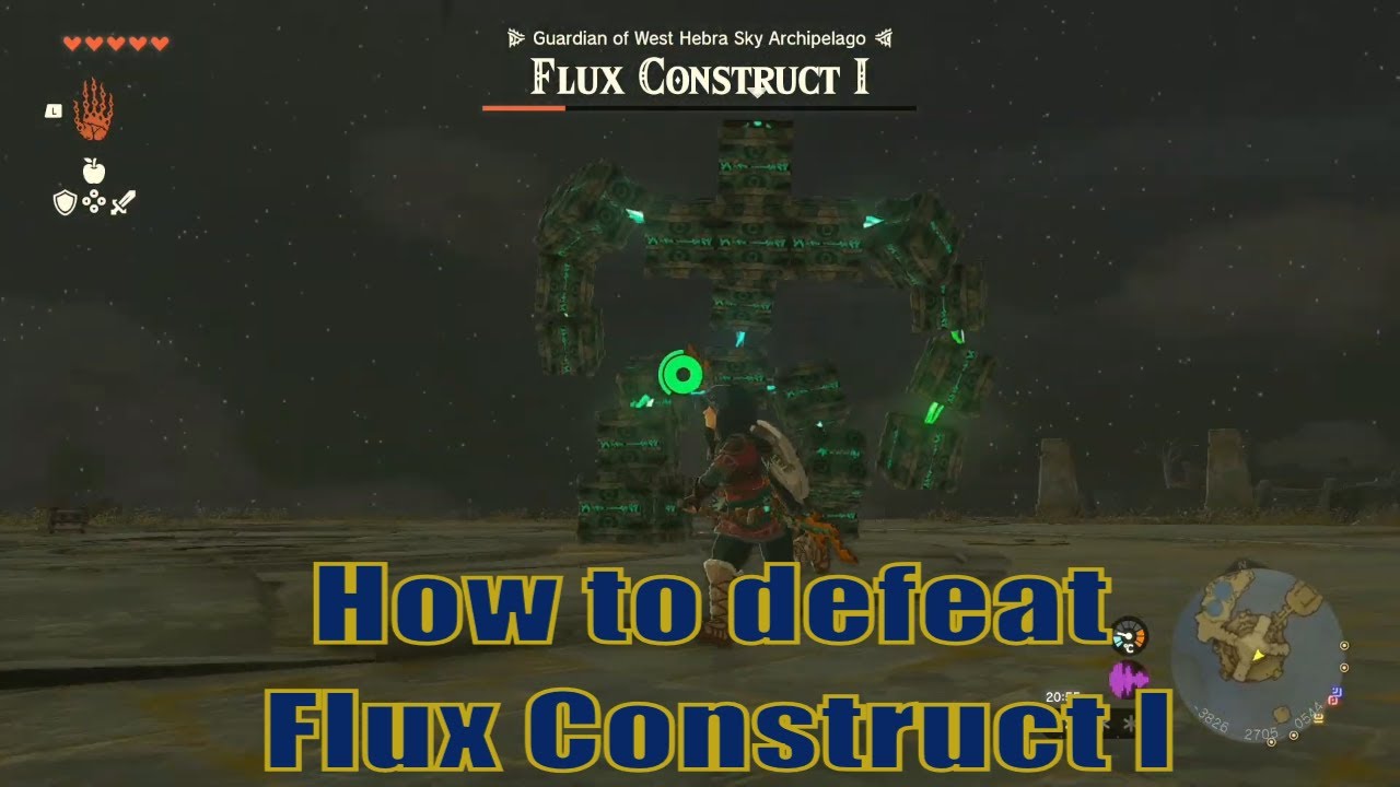 How to beat Flux Construct I Guardian of West Hebra Sky Archipelago ...