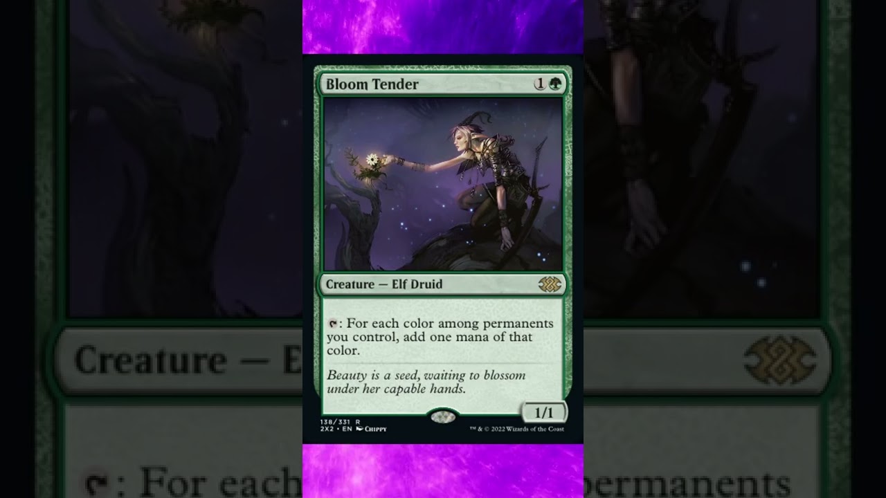 What is Bloom Tender? Double Masters set (Card 138) - YouTube