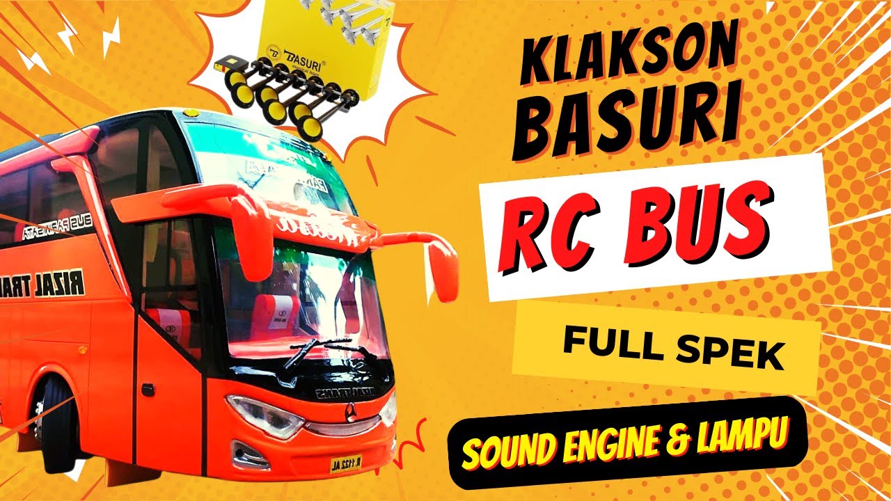 [MODIFIKASI KELAR] FULL SPEK, Miniatur RC Bus Jetbus 3 SHD Full Basuri ...