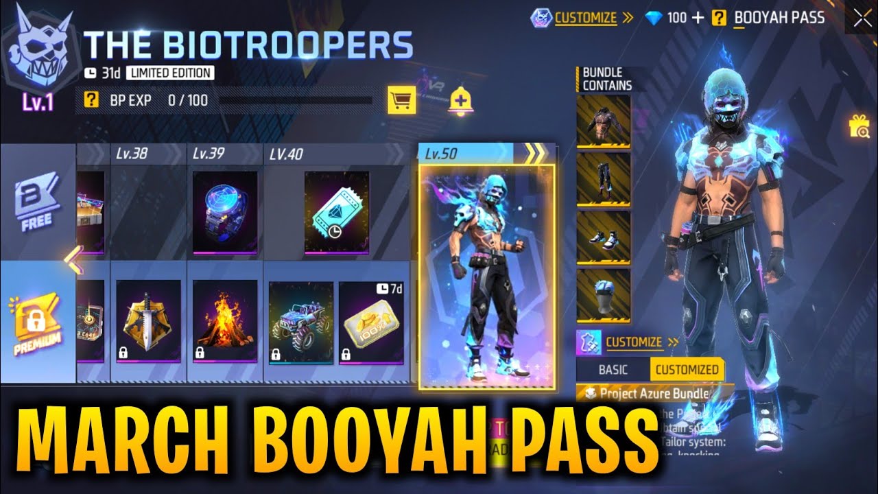 New Booyah Pass Free Fire New Event | Free Fire Booyah Pass season 3 ...