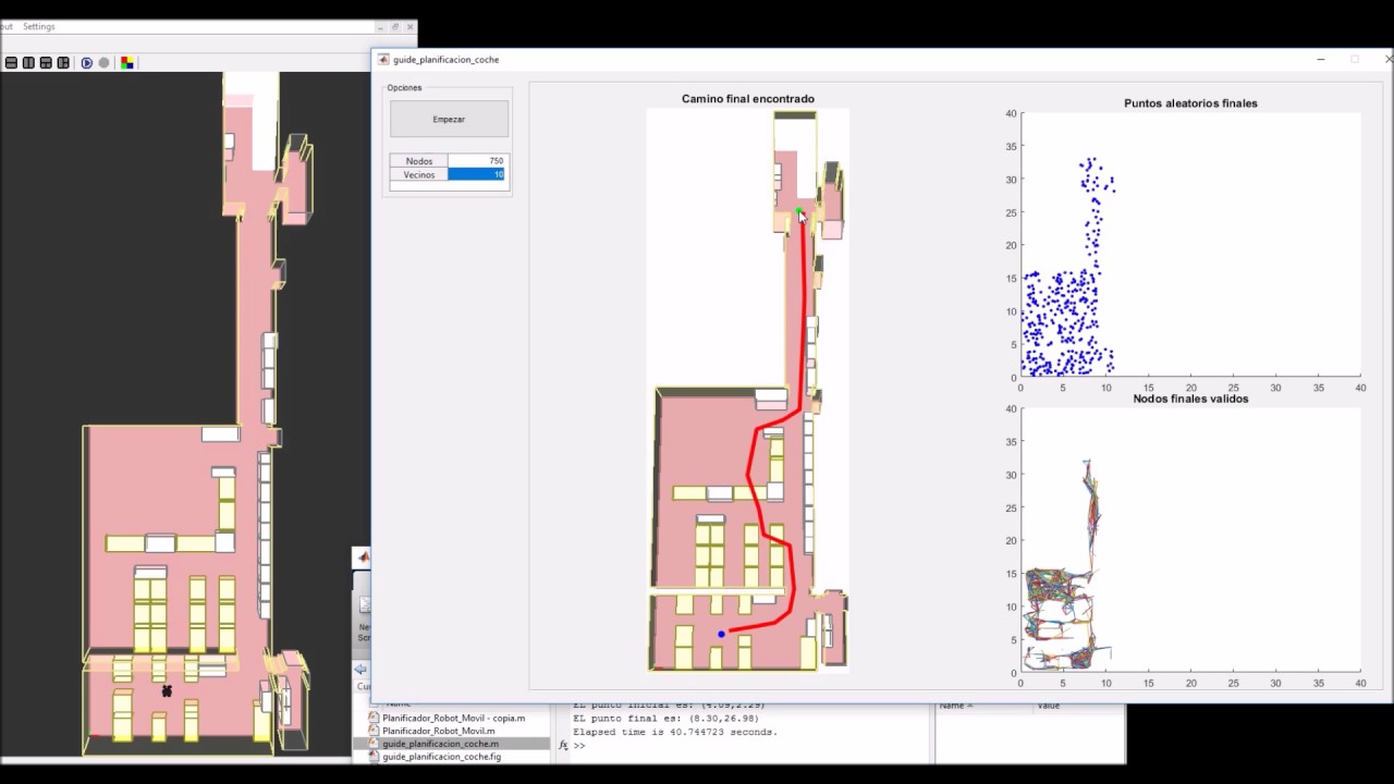 PRM Motion Planning for 3-DOF Mobile Robot - YouTube
