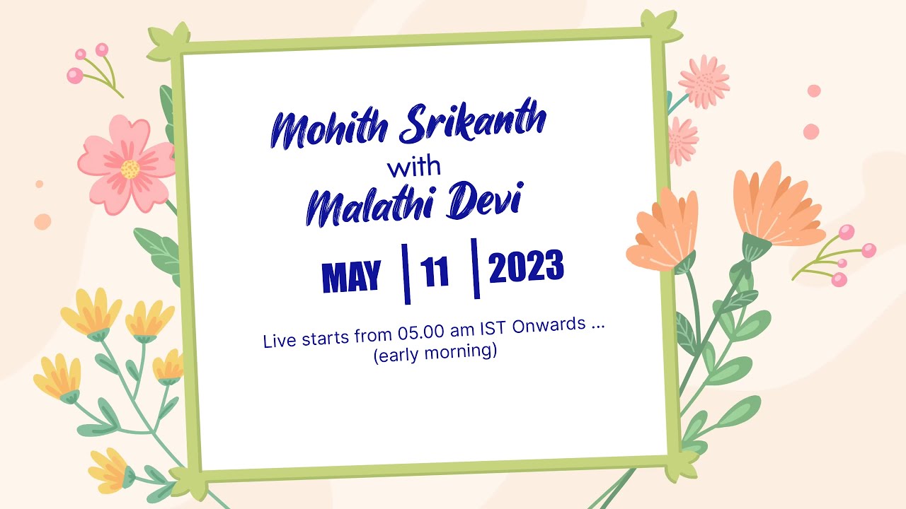 Mohith Srikanth weds Malathi Devi - YouTube