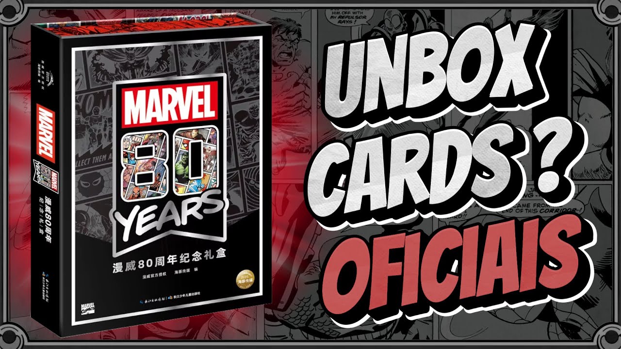 Box especial de 80 anos da Marvel - Unbox #cards #marvel #spiderman ...