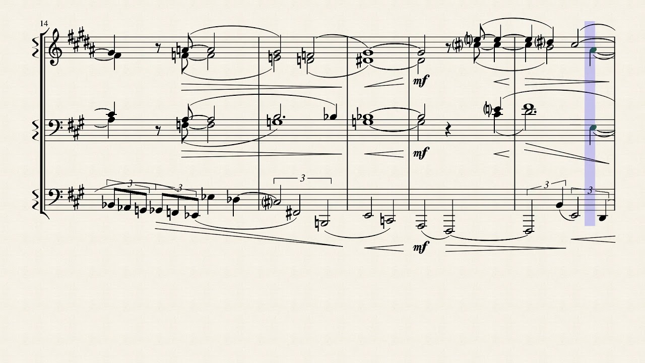 Aequale alla maniera di madrigale spirituale [SCROLLING SCORE] - YouTube
