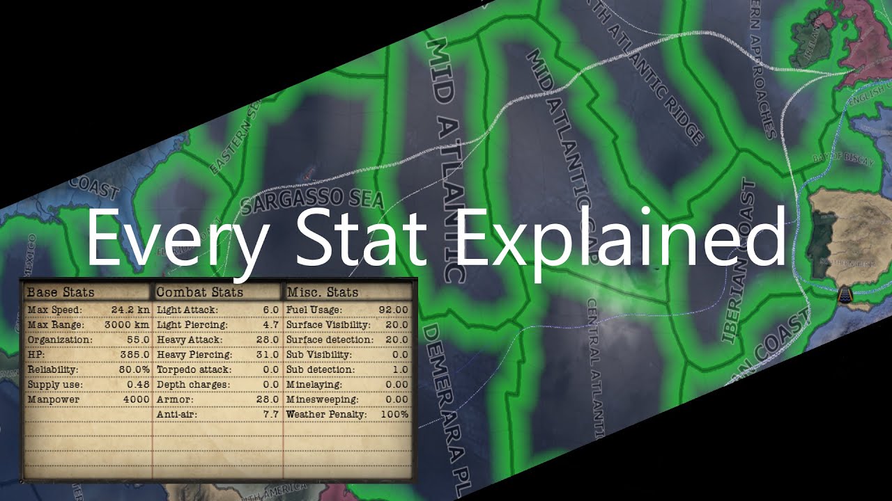 All 24 Naval Stats Explained | Hoi4 Mini Tutorial - YouTube