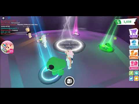 Making a neon frog! (Roblox Adopt me) - YouTube