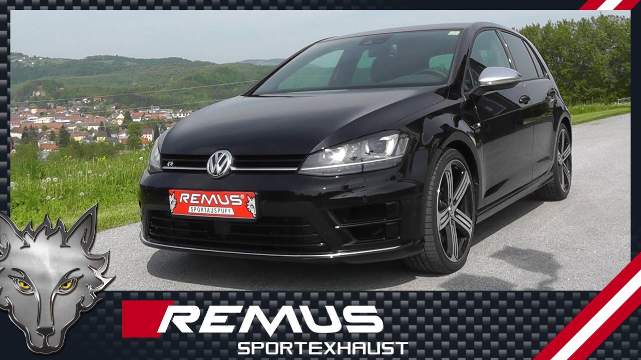 VW Golf VII R 4motion, type AU, Mod. 2014 with REMUS cat-back sport ...