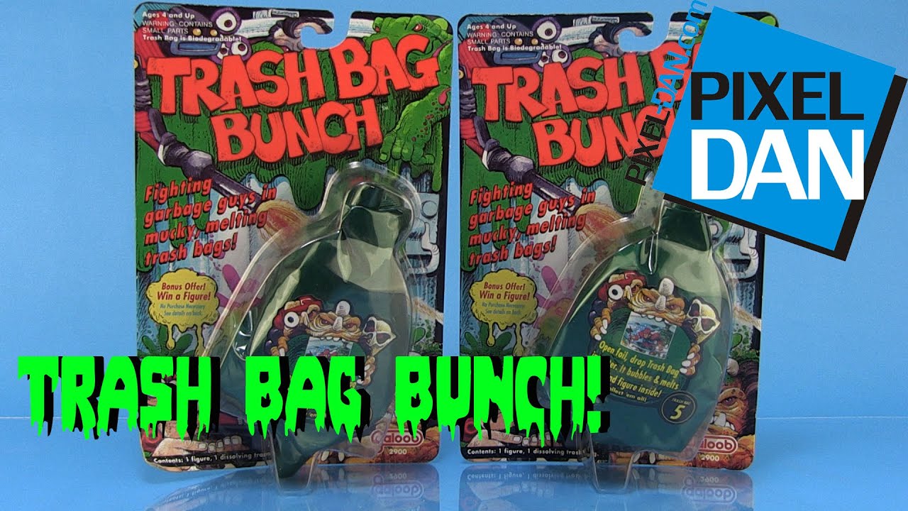 Trash Bag Bunch Galoob Mini Figures Video Review (Retro Toy Rewind ...