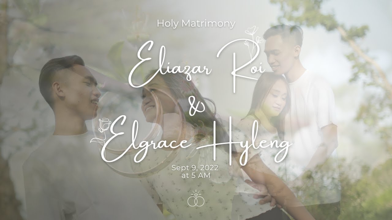 HOLY MATRIMONY ROI & ELGRACE | 9 SEPTEMBER 2022 #holymatrimony - YouTube