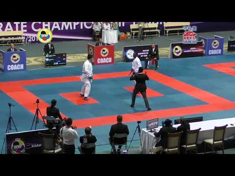 AKF2019 Sinior Kumite Male +84kg Final HAMEDI TAREG vs KAGAWA HIDEYOSHI