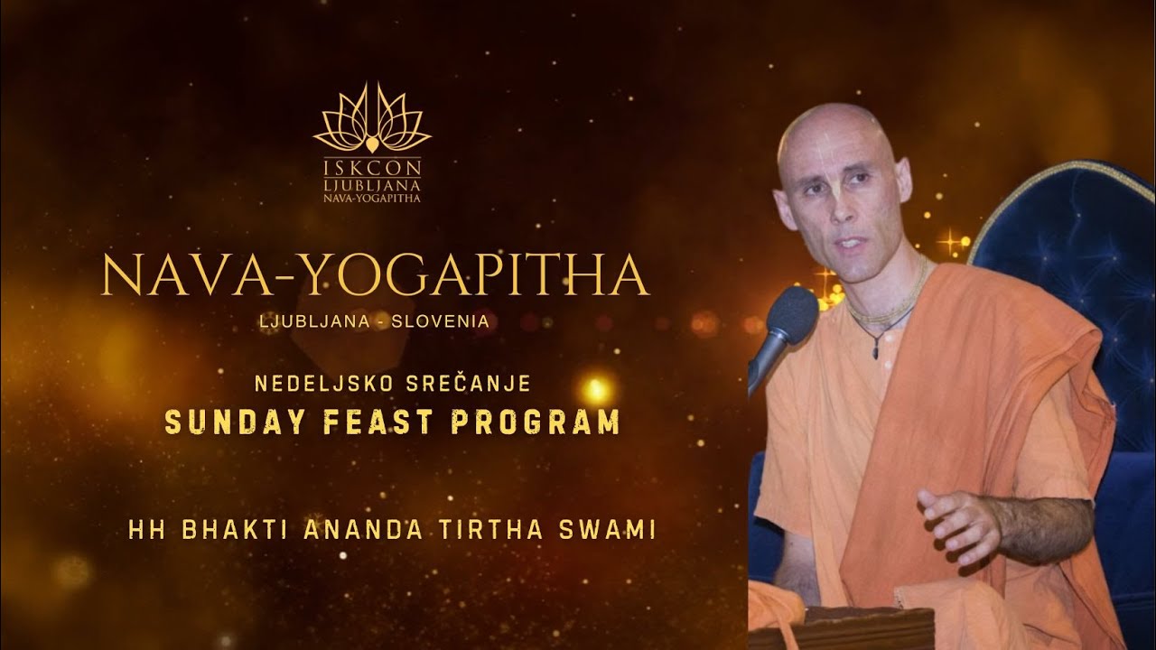 Damodar Lila | HH Bhakti Ananda Tirtha Swami | ISKCON Ljubljana Live ...