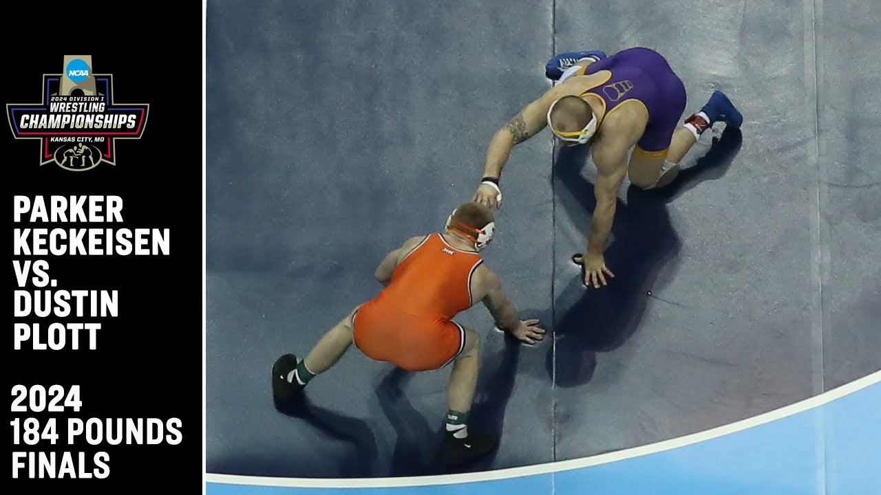 Parker Keckeisen v. Dustin Plott: 2024 NCAA wrestling championship (184 ...