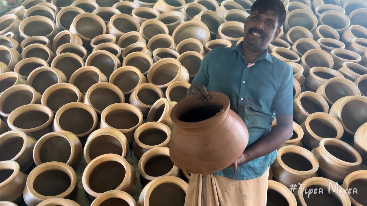 അടി ഇല്ലാത്ത കലം തല്ലി കൂട്ടുന്നത് കണ്ടിട്ടുണ്ടോ ||Clay pot making in ...