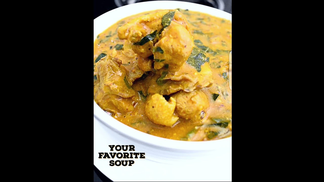 How to make ogbono soup draw - YouTube