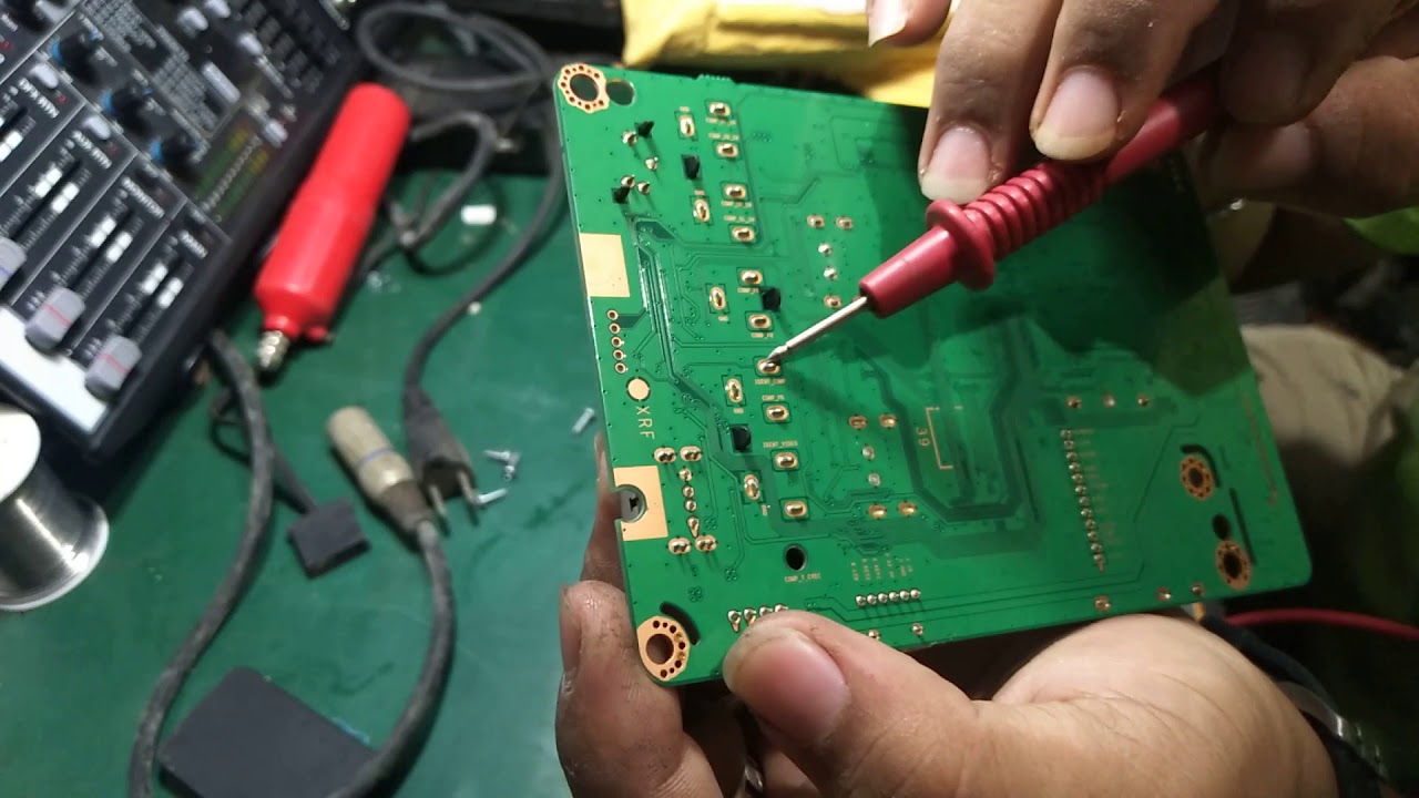 How to repair component input on samsung led tv - YouTube