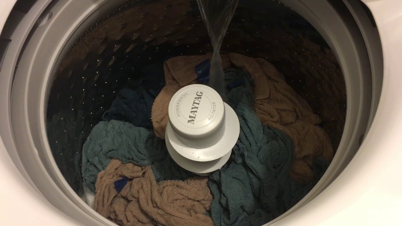 Maytag MVWB765 Washer - PowerWash HE wash mode - YouTube