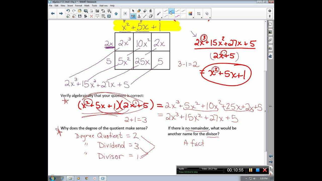 Unit 1 Lesson 4 Reverse Tab Division and Long Division - YouTube