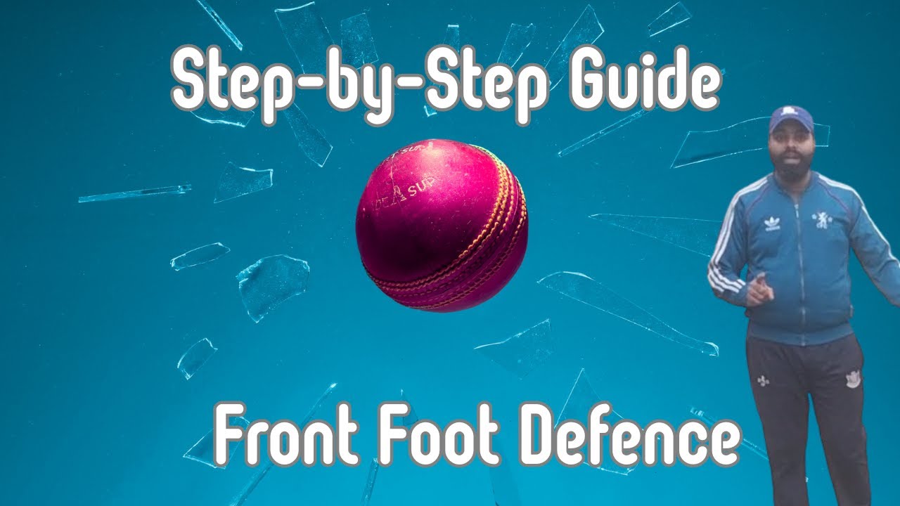 A Step-by-Step Guide to Front Foot Defense in Cricket @USCASPORTS - YouTube