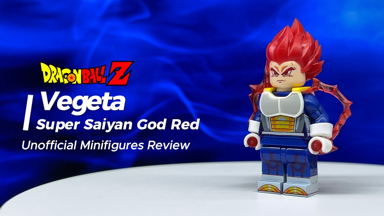 Unofficial LEGO Dragon Ball Minifigures | Vegeta | Minifigures Review ...