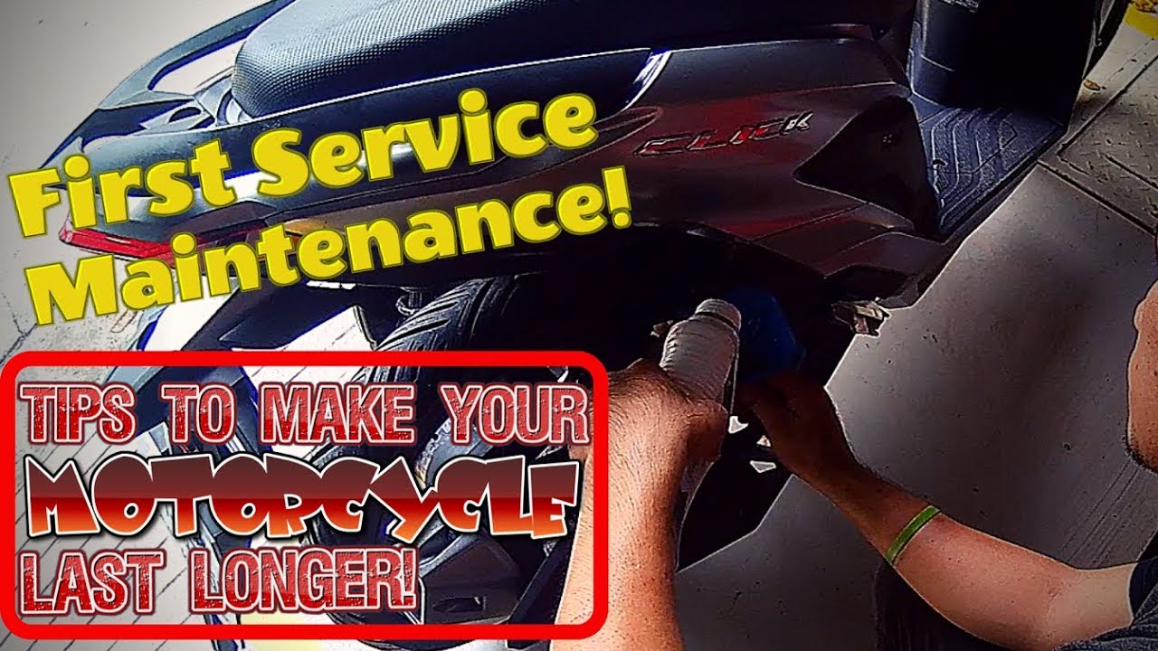 First Service Maintenance Honda Click 150i Game Changer | Tips to make ...