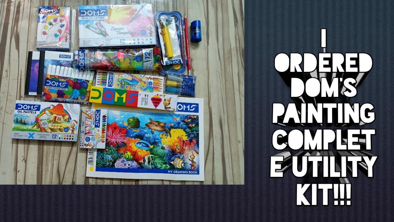 Dom's painting kit review 🔥|| Dom's painting complete utility kit ...