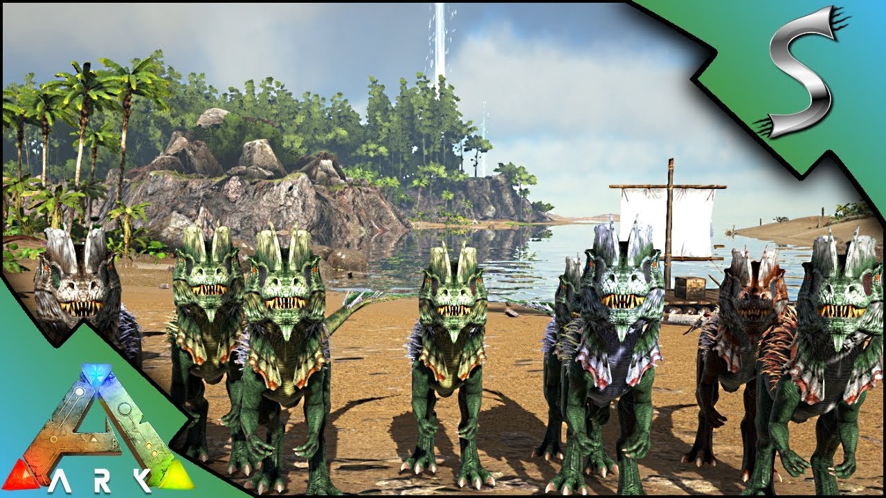 DILO BREEDING! MY DILO HUNTING PACK! - Ark: Survival Evolved [S4E6 ...