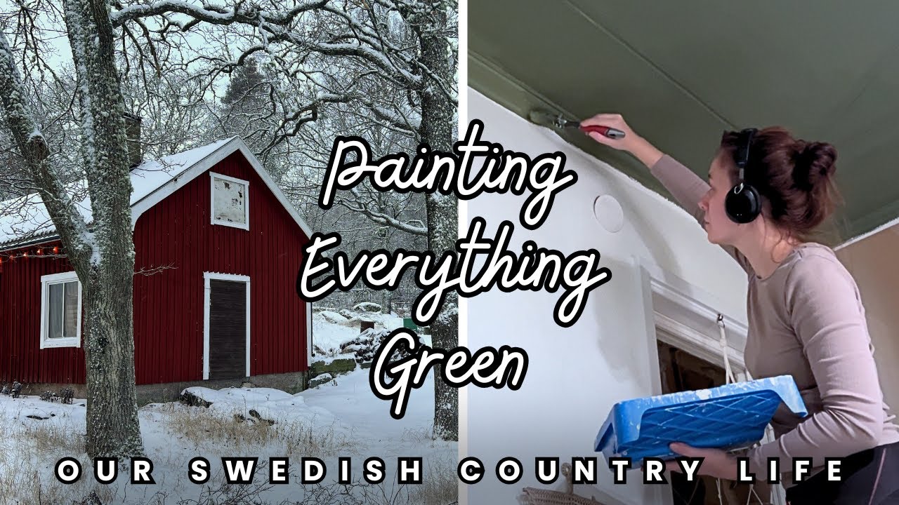 Our winter projects continue | Our Swedish Country Life - YouTube