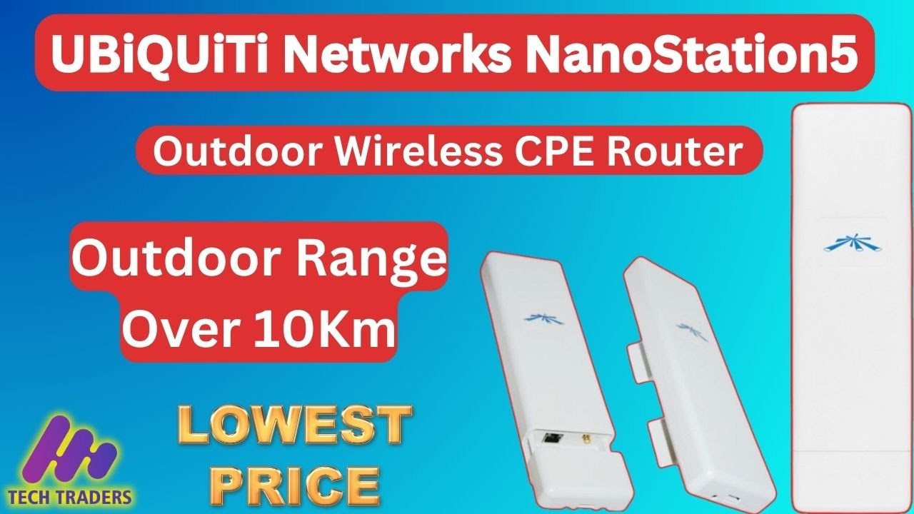 How to Configuration Ubiquiti Nano Station5 |10 km Point to Point link ...
