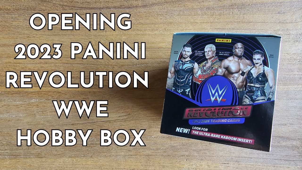 OPENING - 2023 PANINI REVOLUTION WWE HOBBY BOX - YouTube