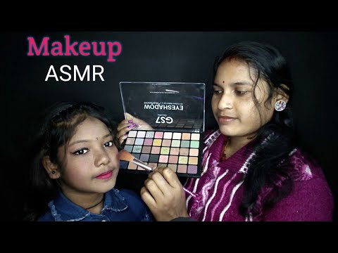 ASMR my cousin sister in Makeup 💄🎨