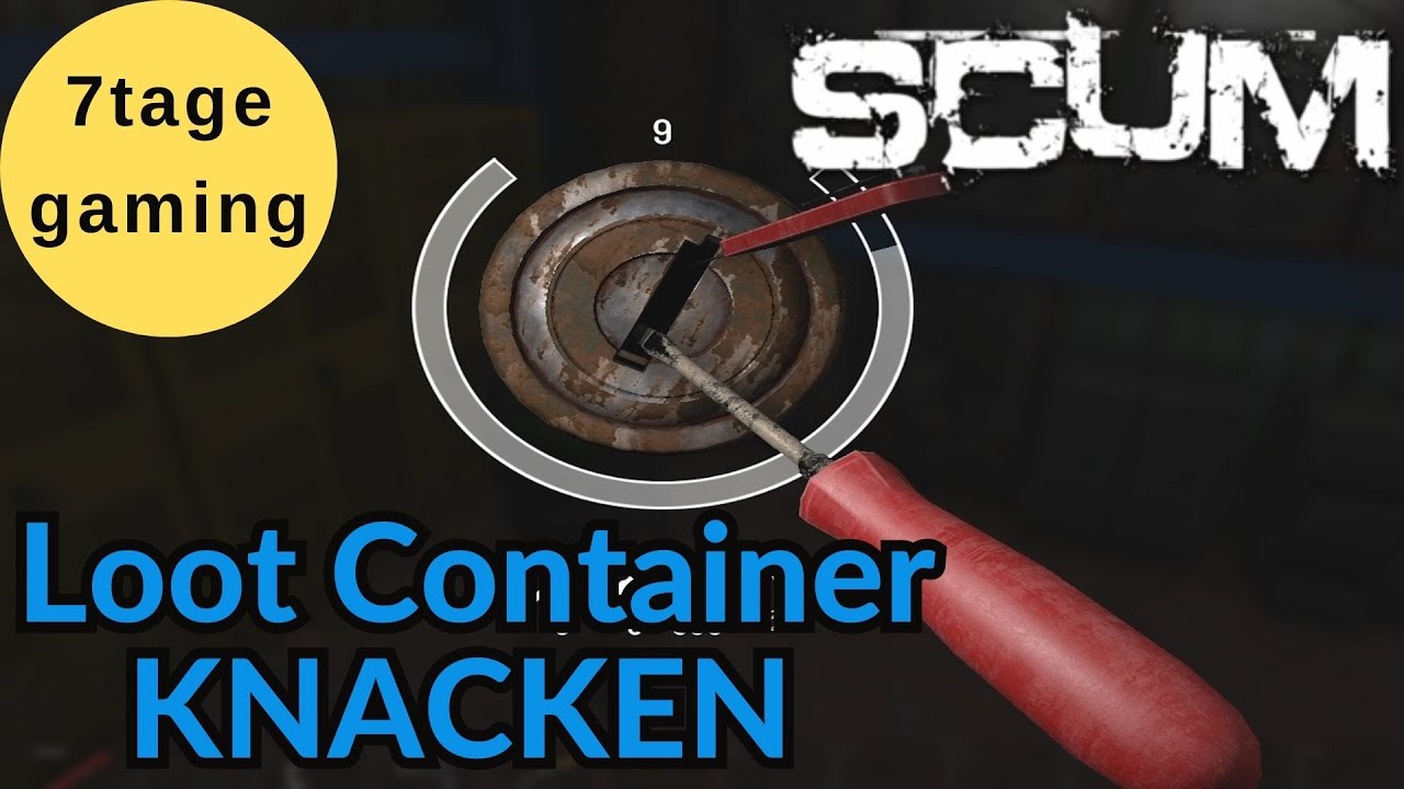SCUM 0.85 🏹 27: Im U-Boot Hafen Loot - Container knacken. - YouTube
