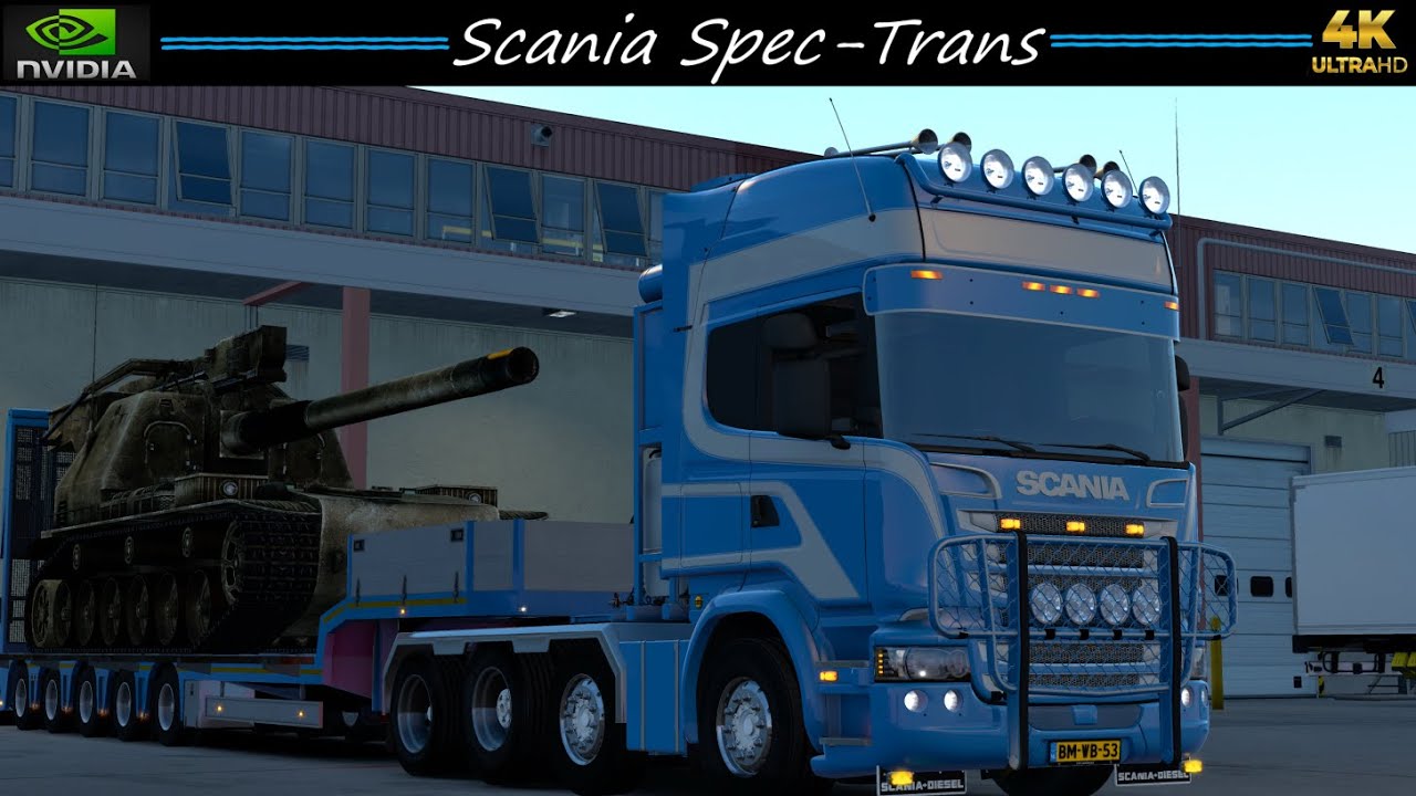 *Scania Spec TransGroup Mega Mod* Tank Haul Nis to Sofia SCS Graphics 1 ...