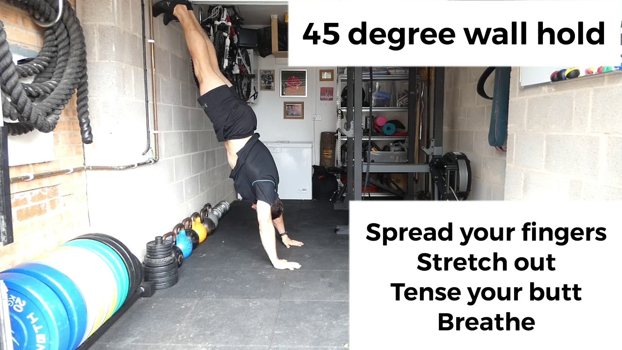 45 Degree wall hold - YouTube