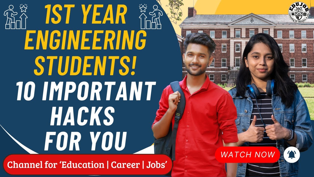 10 Important Hacks for 1st Year ENGINEERING Students - YouTube