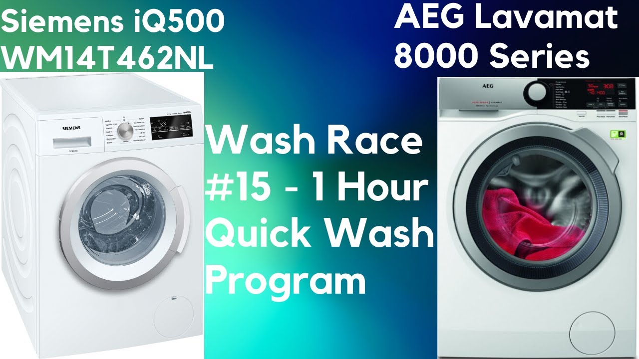 Wash Race #15 - 1 Hour Quick Wash Program - YouTube