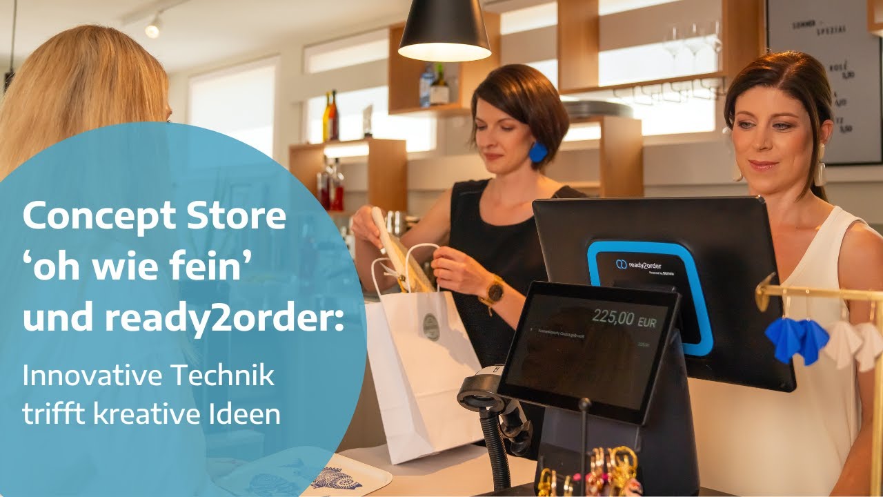 So optimiert ‚oh wie fein‘ seinen Geschäftsalltag mit dem Kassensystem von ready2order - YouTube