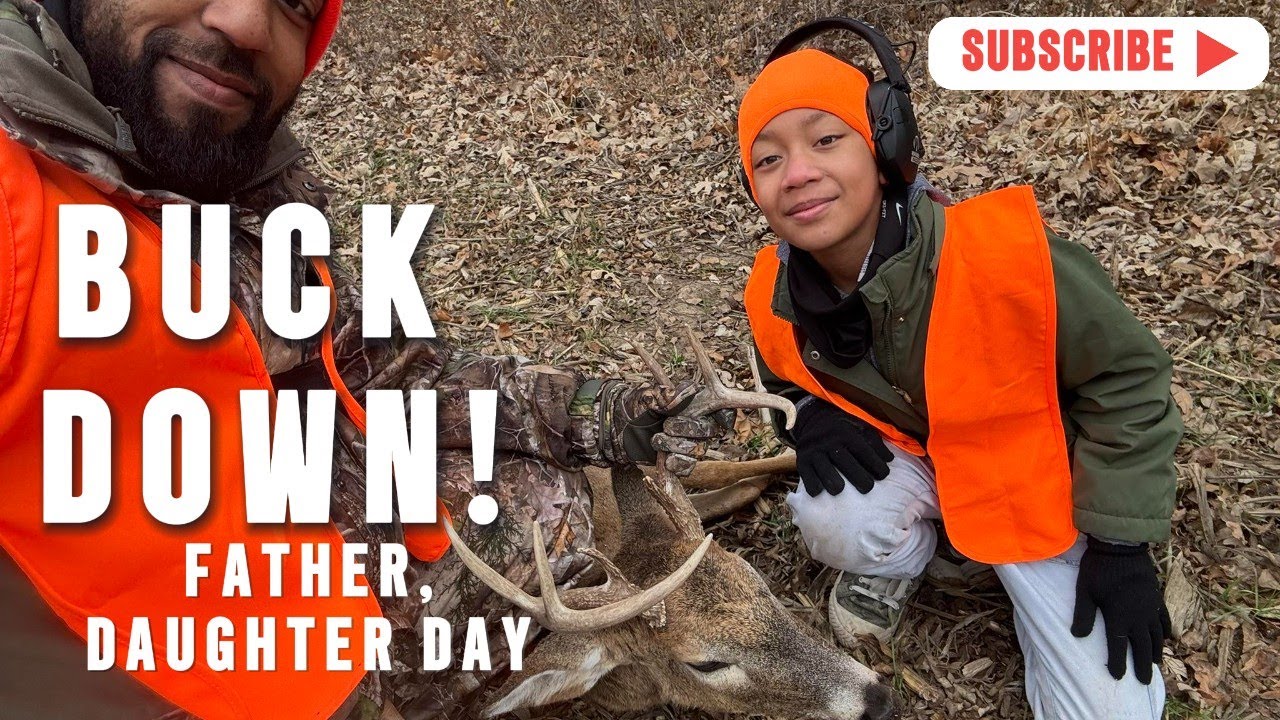 I shot my first buck. (Hunt with daughter) - YouTube