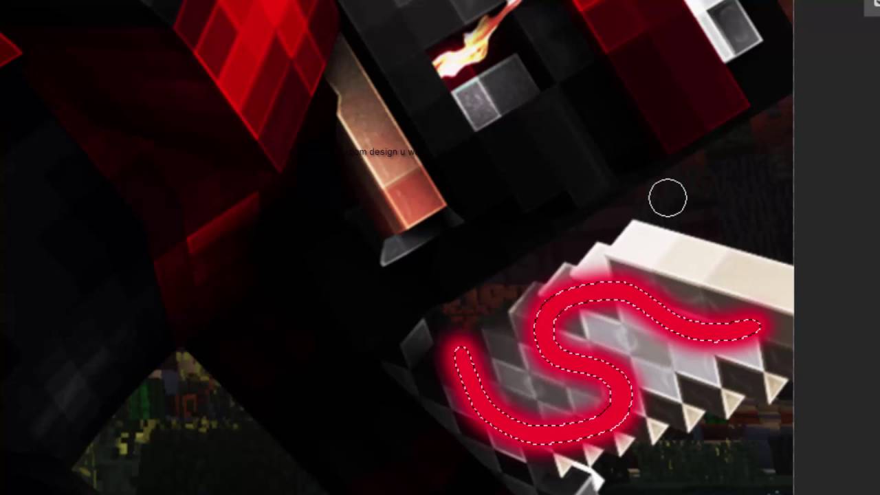 How to add cool particles to a minecraft sword (graphics) w/ Photoshop ...